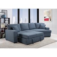 China European Style Modern Corner Sofa Bed With Tea Table Contemporary for sale