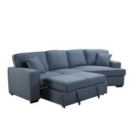 China European Style Modern Corner Sofa Bed With Tea Table Contemporary for sale
