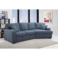 China European Style Modern Corner Sofa Bed With Tea Table Contemporary for sale