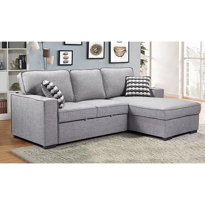 China Simple Living Room Sofa Fabric 2 Seater With Pull Out Concepts Sofa Bed For Home Furniture for sale