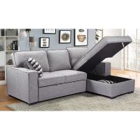 China Simple Living Room Sofa Fabric 2 Seater With Pull Out Concepts Sofa Bed For Home Furniture for sale