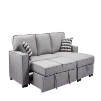 China Simple Living Room Sofa Fabric 2 Seater With Pull Out Concepts Sofa Bed For Home Furniture for sale