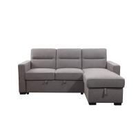 China Modern fabric European style L shaped  sofa bed couch with Storage living room sofa for sale