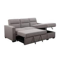 China Modern fabric European style L shaped  sofa bed couch with Storage living room sofa for sale
