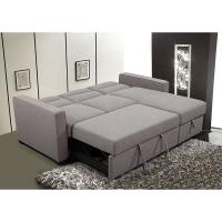 China Modern fabric European style L shaped  sofa bed couch with Storage living room sofa for sale
