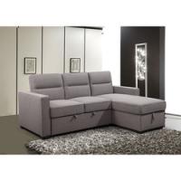 China Modern fabric European style L shaped  sofa bed couch with Storage living room sofa for sale