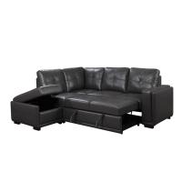 China Wholesales living room sofa Air leather fabric L shape functional sofa furniture modern design cheap price sofa bed for sale