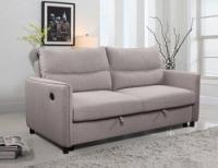 China 3 Seater Sleeping Sofa Back Frame Adjustable Function Comfortable Living Room Sofa Bed for sale