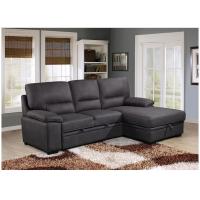 China Classic America style L shape living room sofa strong wood frame high quality fabric sofa set for home big corner sofa for sale