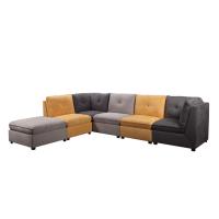 China Top quality home furniture stylish luxury fabric sofas tufted sectional sofa set for living room modular sofa set for sale
