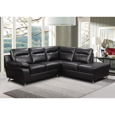 China Bedroom Practical Modern Leather Sofa , Brown Contemporary Leather Furniture for sale