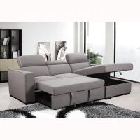China Sofa Bed Room Sofa Hot Sale Living Room L Shape Corner Pull Out Fabric Modern European Style Fabric+solid Wood 2 Seater+ for sale