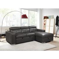 China High quality L shape PU leather sofa bed 2 seats Europe designs modern sofas for living room furniture for sale
