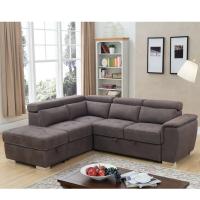 China OEM/ODM Hot selling Design fabric and with stainless steel leg Living Room sleeper  Sofa Set L Shaped corner sofa for sale