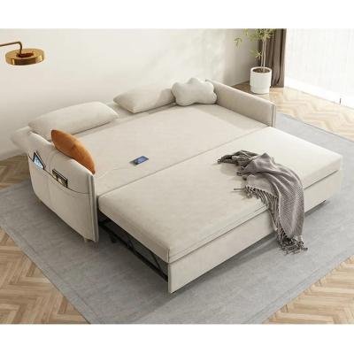 China Foldable Upholstered Sofa Set Strong Wood Frame for sale