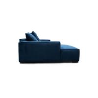 China Velvet Upholstery Navy Color Module Sofa Set For Living Room Hotel for sale