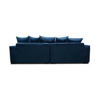 China Velvet Upholstery Navy Color Module Sofa Set For Living Room Hotel for sale