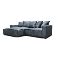 China Wholesales low price couch Grey color fabric solid wood frame+high density foam cum sofa set for living room Apartment for sale