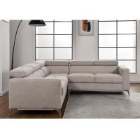 China Manufacturer Furniture Simple Luxury L shape couch Corner sofa set High Quality Blue Technology fabric living room for sale