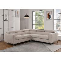 China Manufacturer Furniture Simple Luxury L shape couch Corner sofa set High Quality Blue Technology fabric living room for sale