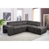 China OEM/ODM Furniture Manufacturer Couch Living room L shaped sofa Modern foldable corner sofa sleeper cum bed with Storage for sale