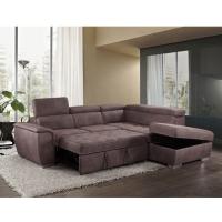 China Capri 3 Modern Home Furniture Sectional Sleeper Sofas Adjustable height Plywood Frame for sale