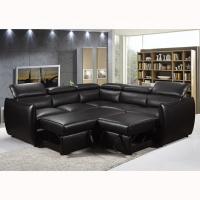 China Customized L shape Luxury living room sofa sectional furniture European leather sofa set Modern sleeper sofas bed for sale