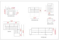 China OEM/ODM Customize living room sofa shape living room sectional couch sofa Multi-functional sofa for sale