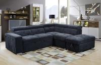 China Manufactory Furniture Multi-function sofa set High Density Foam Soft seat feeing sofa bed 7 seater Ottoman with storage for sale