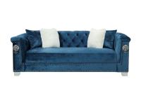 China Wholesale Custom Living Room Furniture Chesterfield Tufted Velvet Fabric Sofa Set 1+2+3 Seater  Living Room Sofa for sale