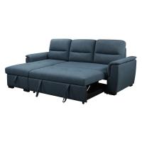 China Furniture Factory latest design of living room sofa storage with USB functional sofa bed 2 seater with chaise sofa set for sale