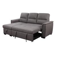 China Furniture Factory latest design of living room sofa storage with USB functional sofa bed 2 seater with chaise sofa set for sale