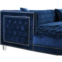 China Durable Breathable Velvet Modular Sofa , Anti Scratch Sofa Bed With Chaise for sale
