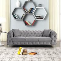 China Furniture Manufacto very best-selling luxury sofa set 2+3 velvet fabric living room sofa can be customized color for sale
