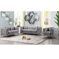 China Furniture Manufacto very best-selling luxury sofa set 2+3 velvet fabric living room sofa can be customized color for sale