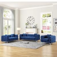 China Furniture Manufacto very best-selling luxury sofa set 2+3 velvet fabric living room sofa can be customized color for sale