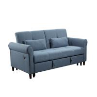 China Furniture Factory Price Wholesale 2 seater Sleeper bed for Living room multifunction Sofa bed with USB sofa bed for sale