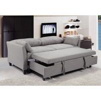 China Furniture Newest design sofa living room multi-functional sofa American style wooden frame fabric sleeper sofa bed for sale