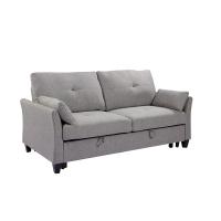 China Furniture Newest design sofa living room multi-functional sofa American style wooden frame fabric sleeper sofa bed for sale
