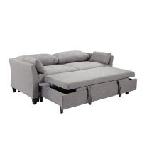 China Furniture Newest design sofa living room multi-functional sofa American style wooden frame fabric sleeper sofa bed for sale