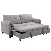 China OEM/ODM Furniture Manufacturer Modern living room USB sofa set home furniture sleeper w/usb sofa bed Custom folding bed for sale