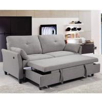China OEM/ODM Furniture Manufacturer Modern living room USB sofa set home furniture sleeper w/usb sofa bed Custom folding bed for sale