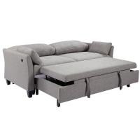 China OEM/ODM Furniture Manufacturer Modern living room USB sofa set home furniture sleeper w/usb sofa bed Custom folding bed for sale