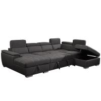 China 2023 Hot selling living room sofas big corner sectional sofa with chaise lounge sleeping multi-function sofa bed for sale