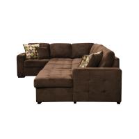 China Most Popular sofa model in America Market OEM ODM cum bed  living room sofa with storage Modern fabrics big U shaped for sale