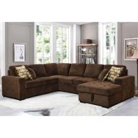 China Most Popular sofa model in America Market OEM ODM cum bed  living room sofa with storage Modern fabrics big U shaped for sale