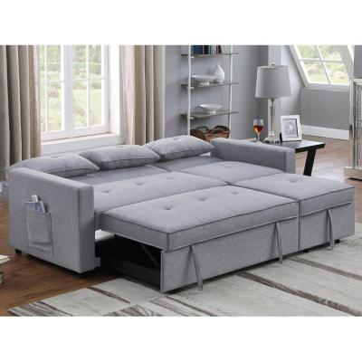 China OEM/ODM Furniture modern sleeping couch Solid Wood Frame High quality Low Price Europe American style sofa bed for Apar for sale