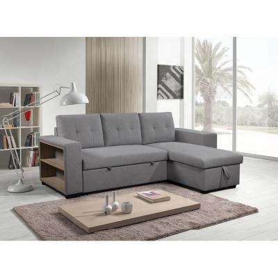China Wholesale price sectional sofa bed furniture L-shaped sleeper couch living room sofa furniture with multifunction bed fu for sale