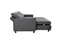 China 3 in 1 Convertible Sleeper Sofa Bed Modern Fabric Loveseat Futon Sofa Couch w/Pullout Bed,Furniture for Living Room for sale