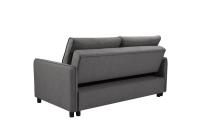 China 3 in 1 Convertible Sleeper Sofa Bed Modern Fabric Loveseat Futon Sofa Couch w/Pullout Bed,Furniture for Living Room for sale